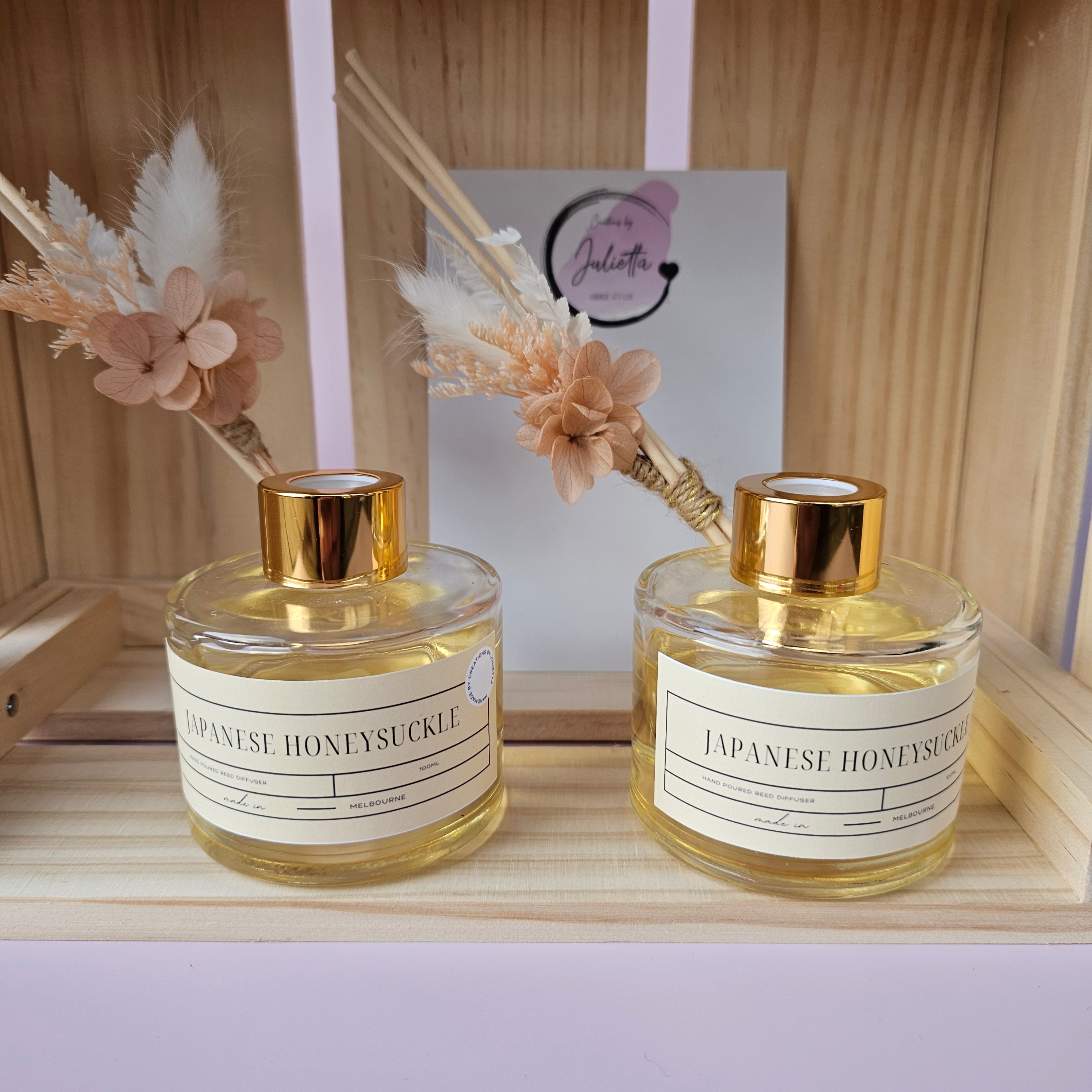 Japanese Honeysuckle Floral Reed Diffuser | Home Fragrance Diffuser ...