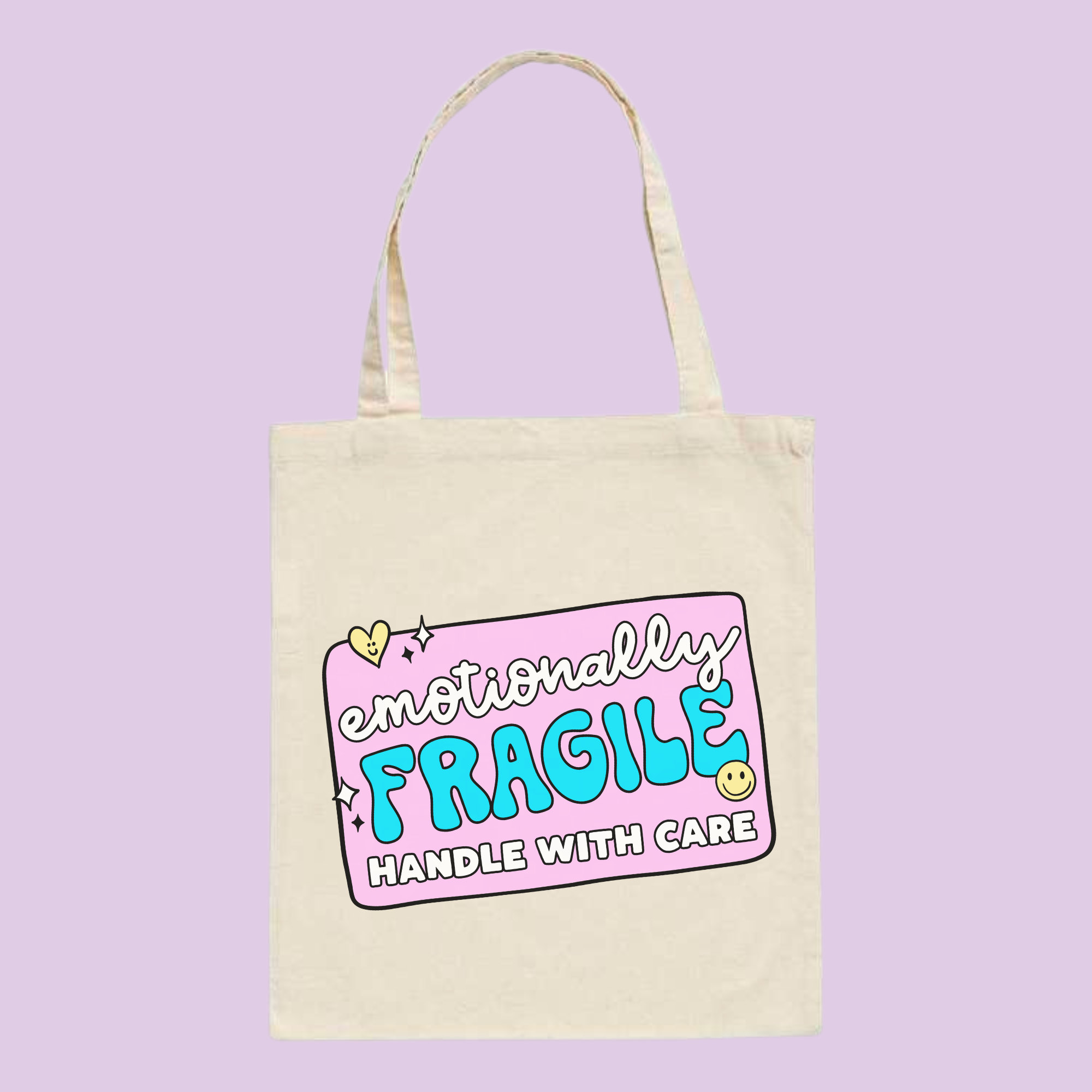 Emotionally Fragile Shopping Tote Bag | Shopping Tote Bag | Creations ...