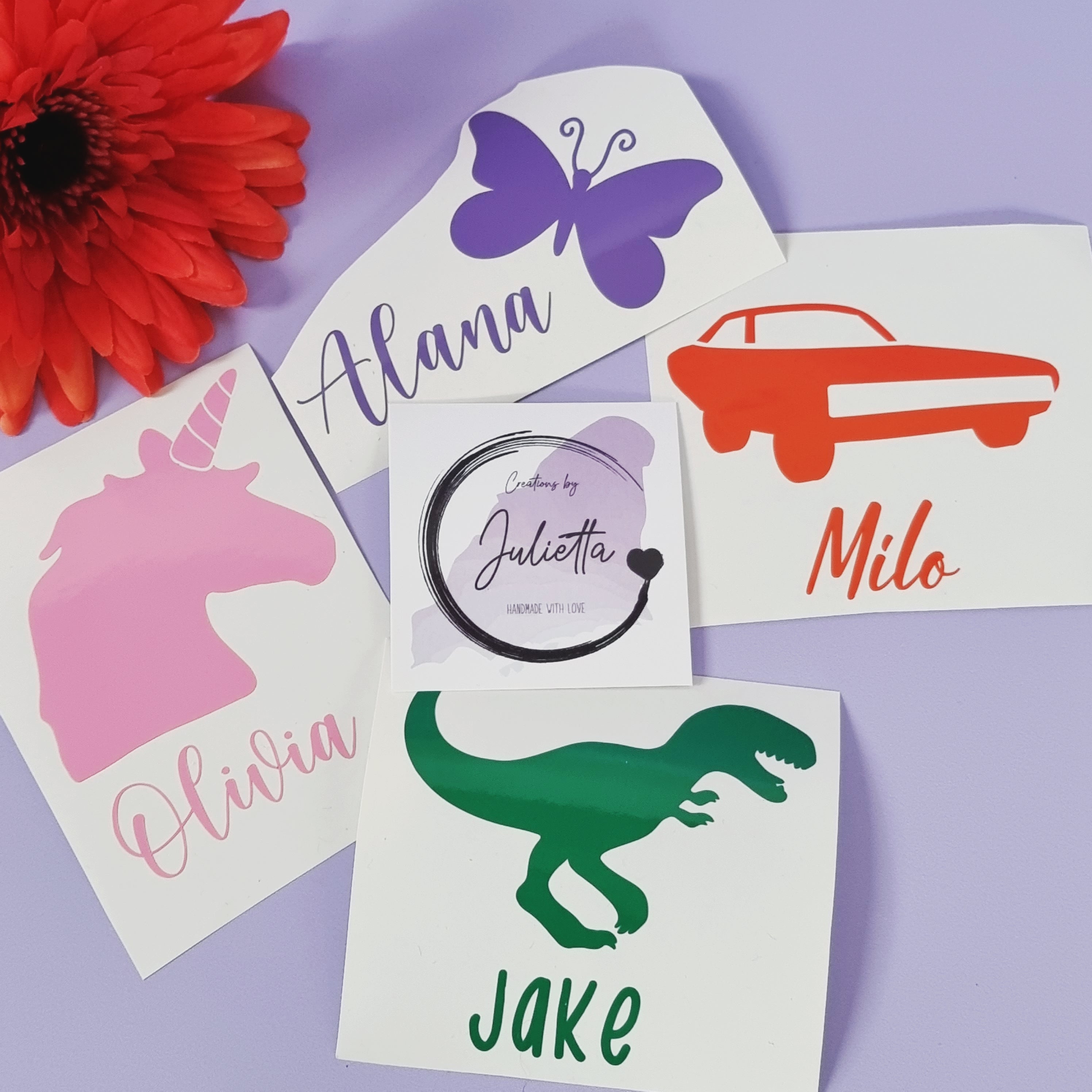 Lunch Box Labels | Lunch Box Stickers | Creations by Julietta