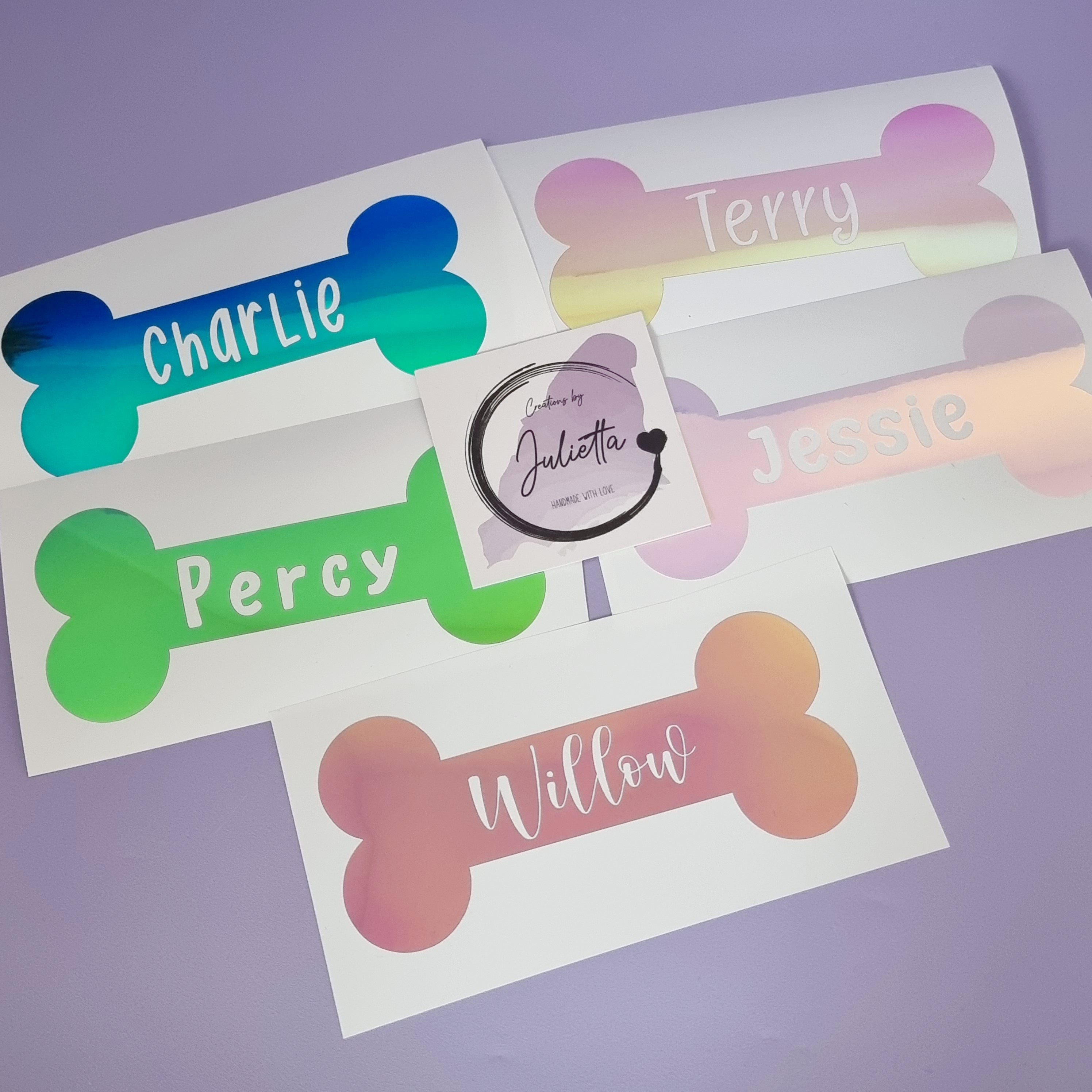 Pet Bowl Sticker | Dog Treat Label | Creations by Julietta